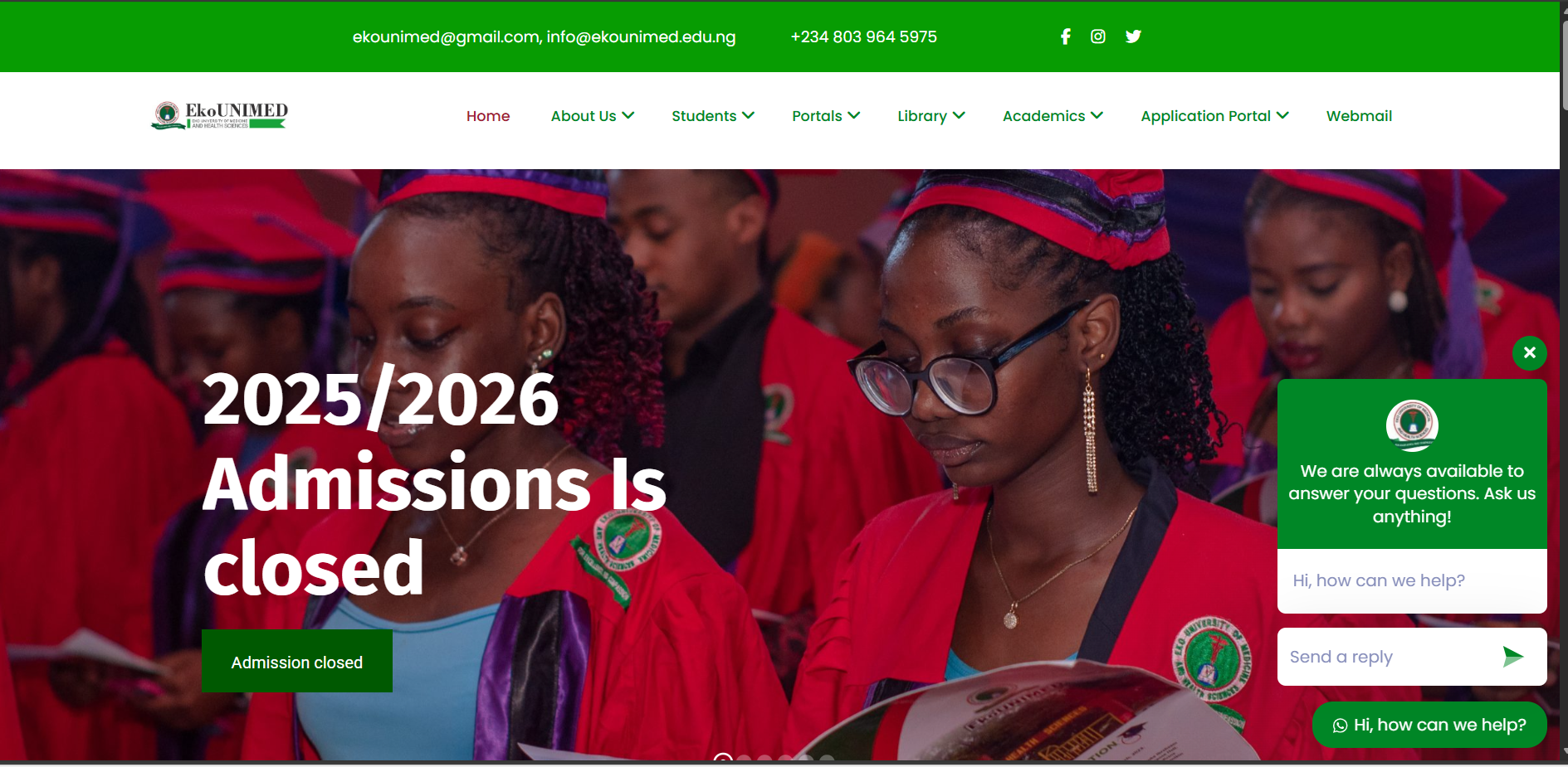 Eko University Of Medicine And Health Sciences (EkoUNIMED) – Schools ...