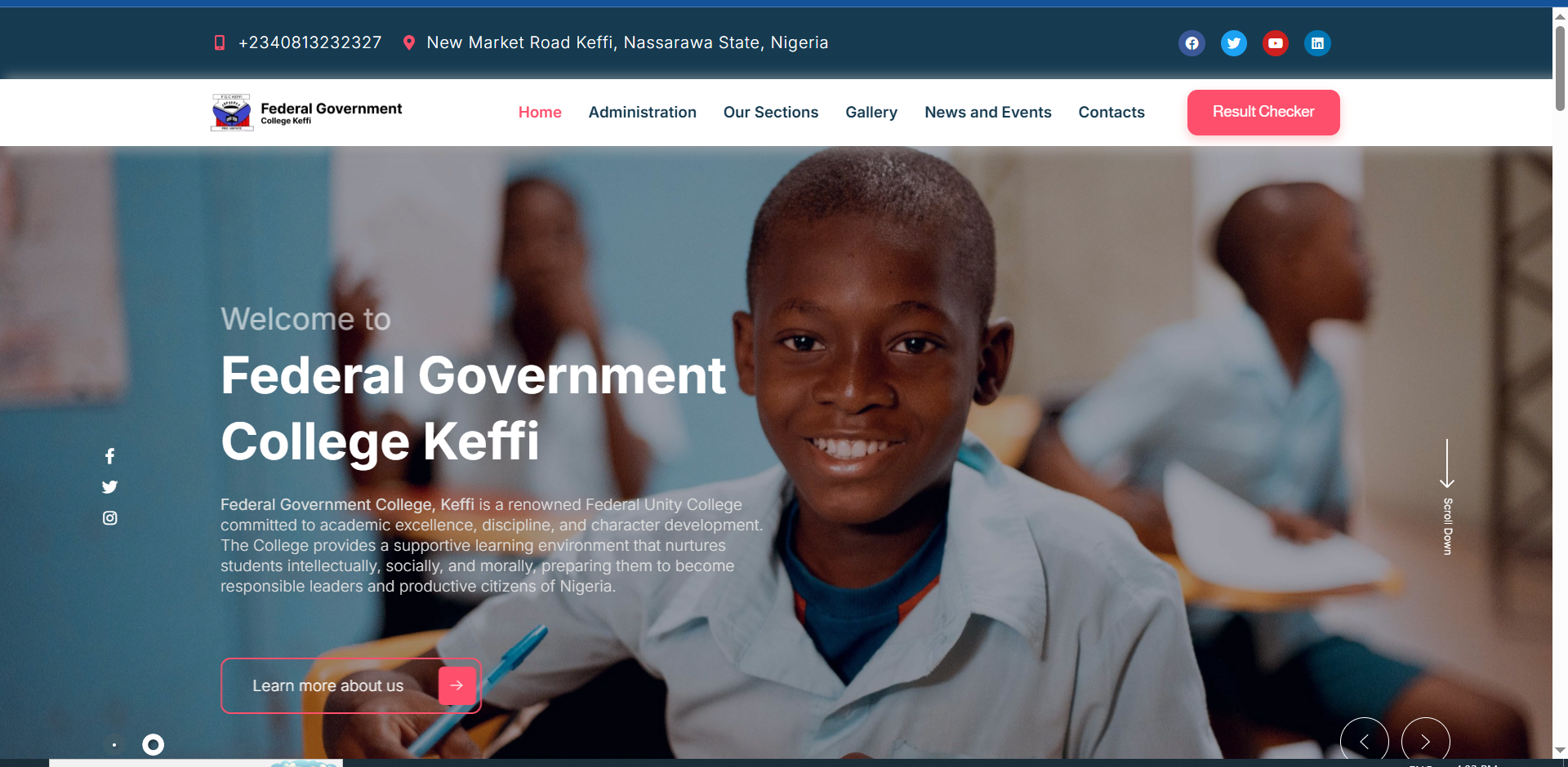 Federal Government College Keffi – Schools Directory